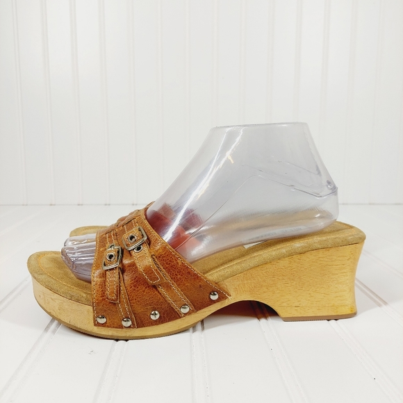 Steve Madden | Shoes | Steve Madden Brat Y2k Leather Slip On Studded ...